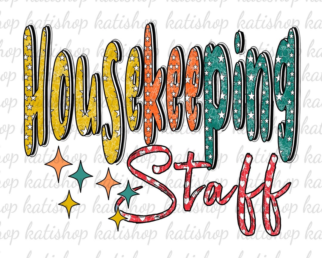 Housekeeping Staff Western Sublimation Housekeeping Png Housekeeper ...