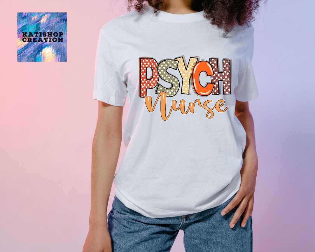 PSYCH Nurse Print PNG Sublimation Desing (digital Download) - Etsy