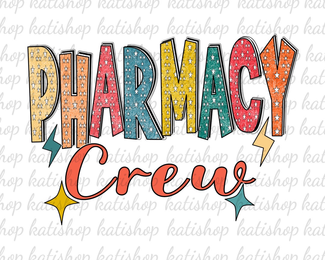 Pharmacy Crew Western PNG Sublimation Pharmacy Design (digital Download ...