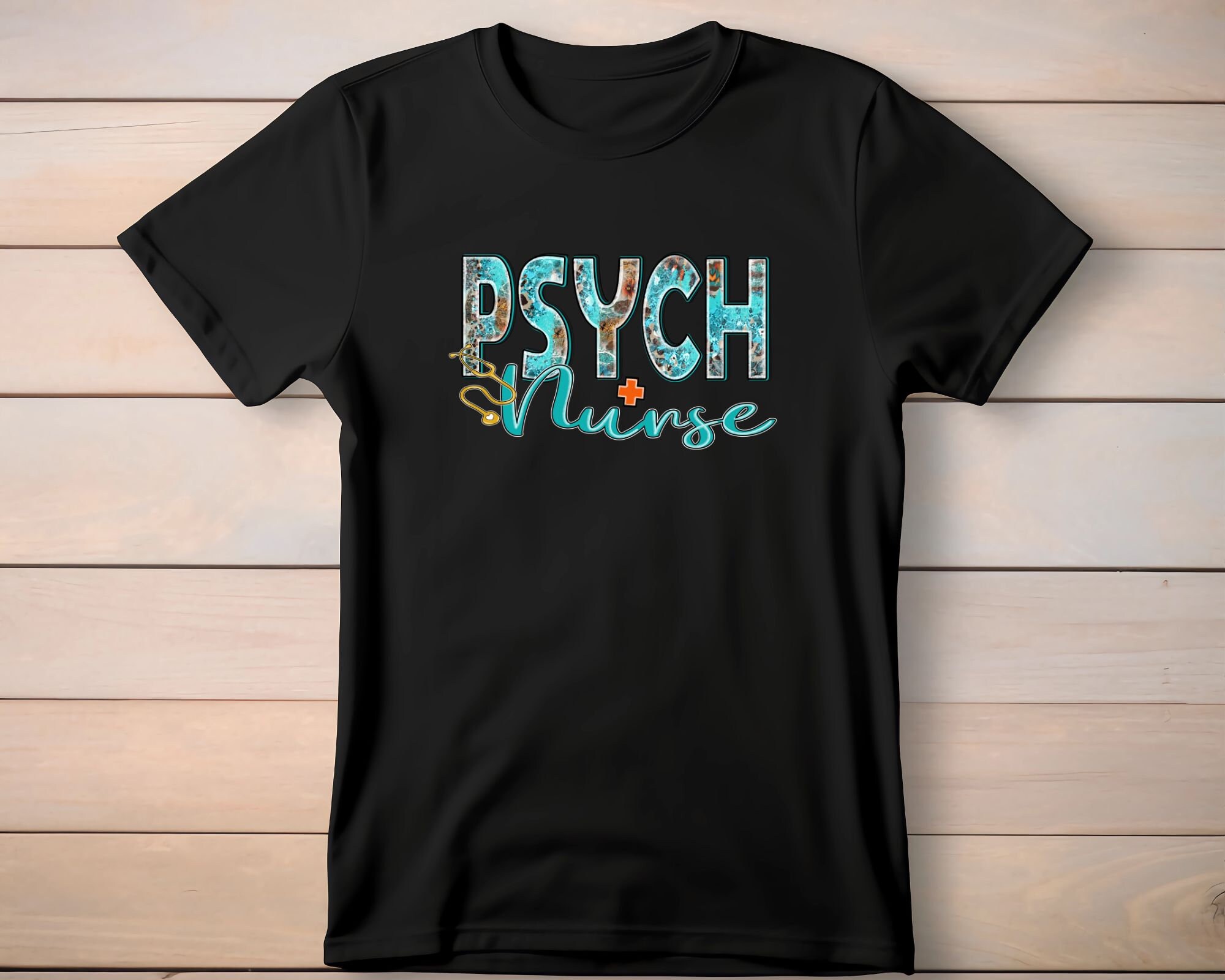 PSYCH Nurse Western Glitter PNG Sublimation PSYCH Design (digital ...