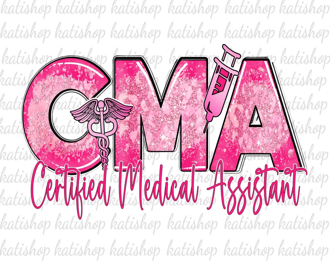 CMA Pink Leopard Png CMA Certified Medical Assistant Sublimation Pink ...