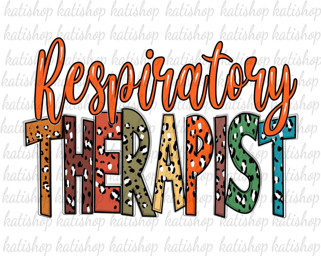 Respiratory Therapist Leopard Png: RT Nurse Life Sublimation (digital ...