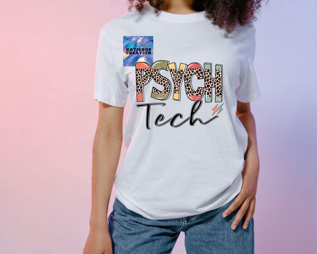 Psych Tech Leopard Print PNG, Sublimation Design (digital Download) - Etsy
