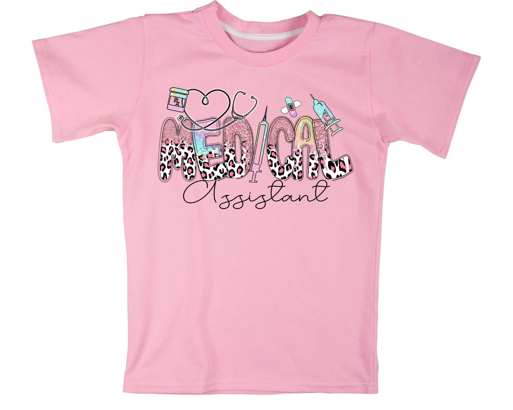 MA Career Png, Glitter Leopard Medical Assistant Sublimation, Medical ...