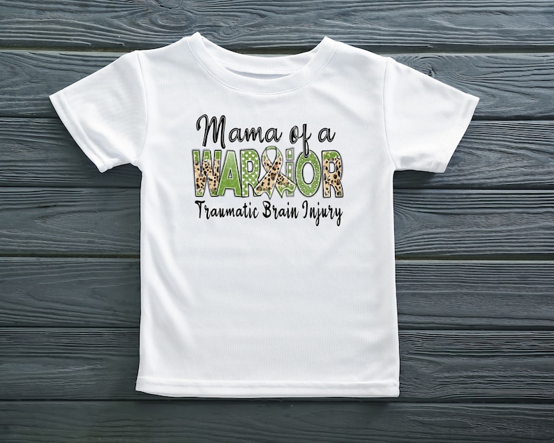 Traumatic Brain Injury Awareness Png Sublimation Mama of a Warrior TBI ...