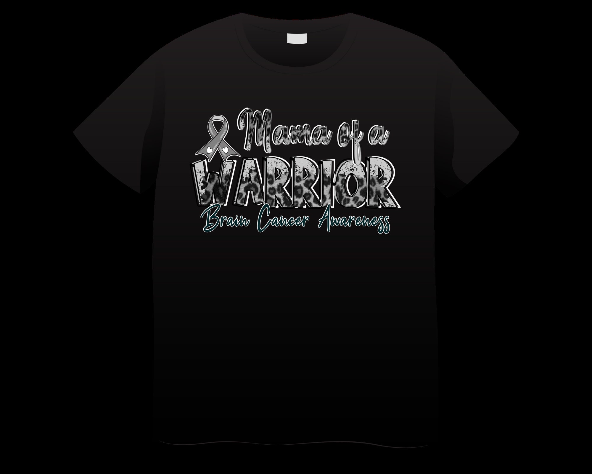 Mama of a Warrior Brain Cancer Awareness Sublimation, Brain Cancer ...