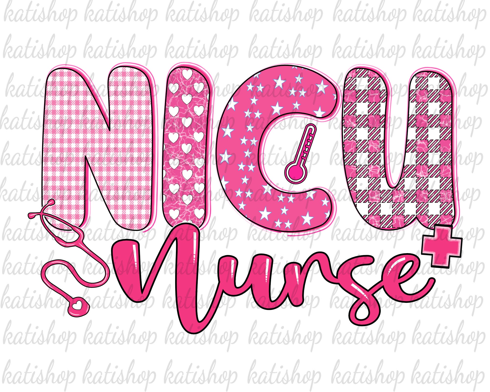 NICU Pink Nurse Png Sublimation Neonatal Intensive Care Unit Png NICU ...