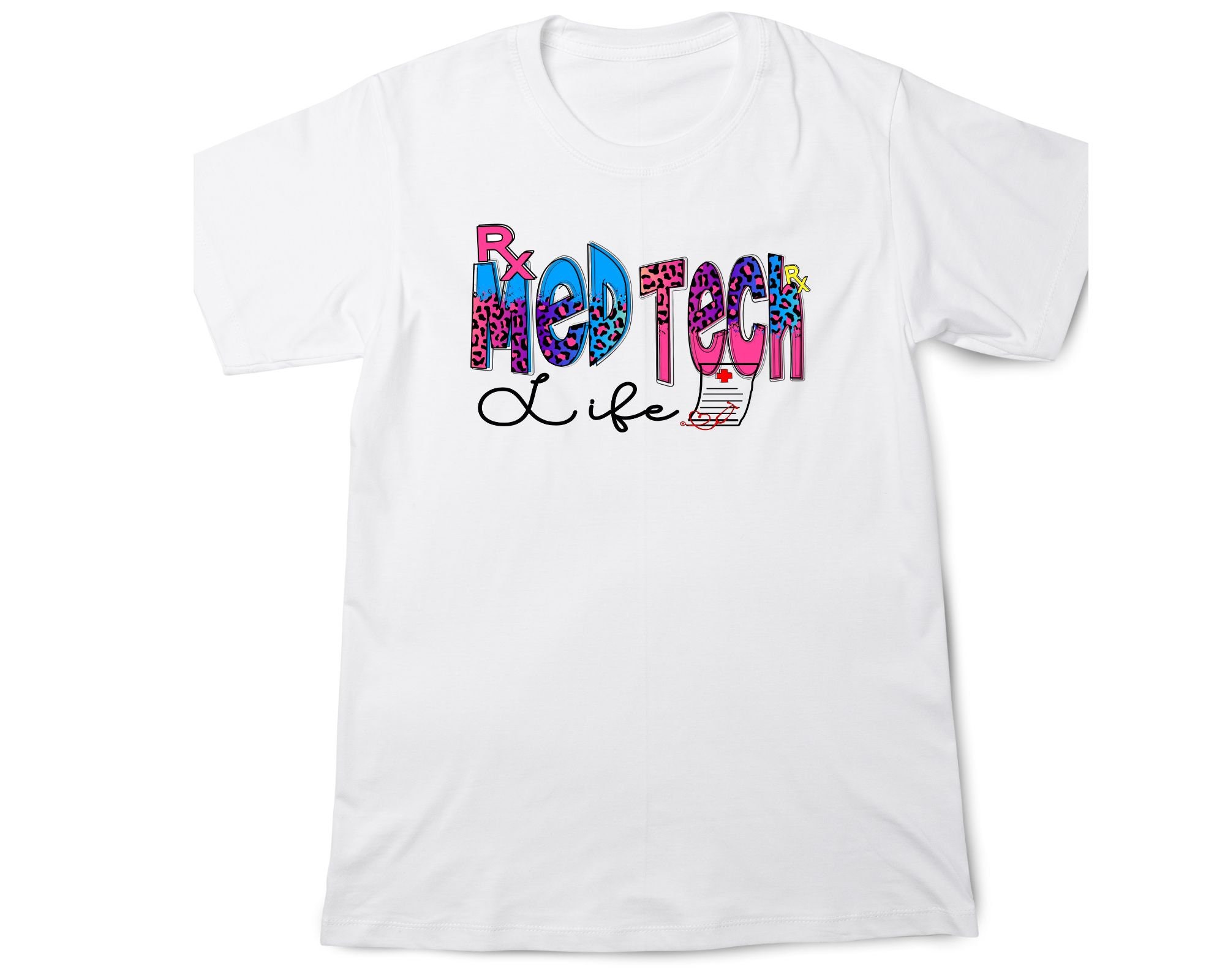 Med Tech Life Sublimation, Medical Technician Leopard Sublimation, Med ...