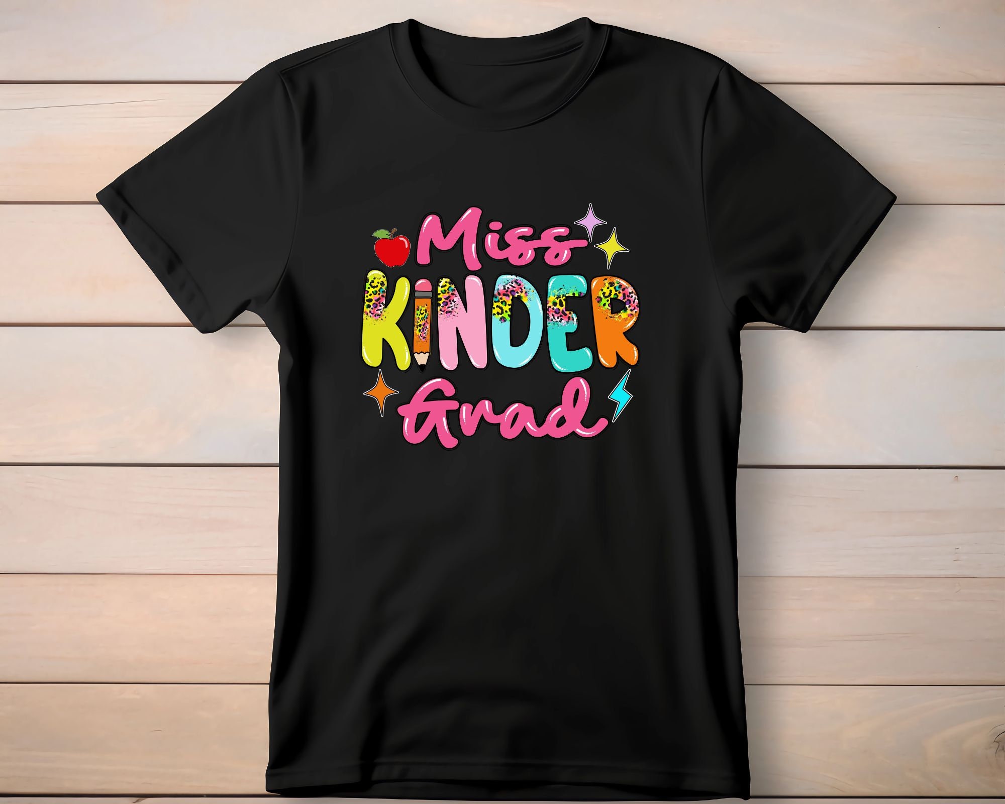 Miss Kindergarten Grad Leopard Png Sublimation Girls Kinder Grad Png ...