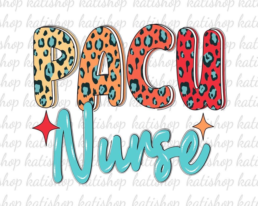 Leopard PACU Nurse Png: Sublimation Design (digital Download) - Etsy