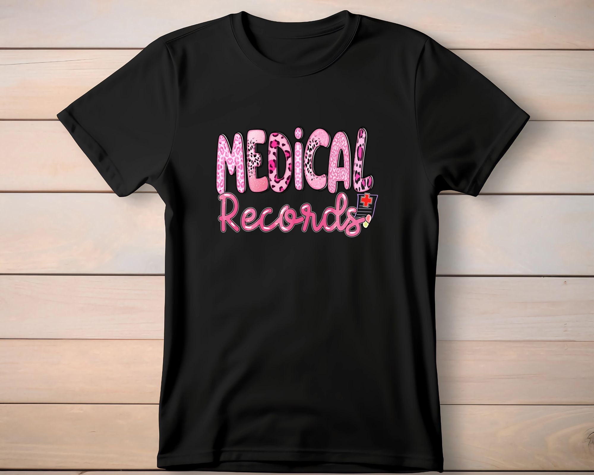 Medical Records Leopard Png Sublimation Medical Coder Technician Png ...