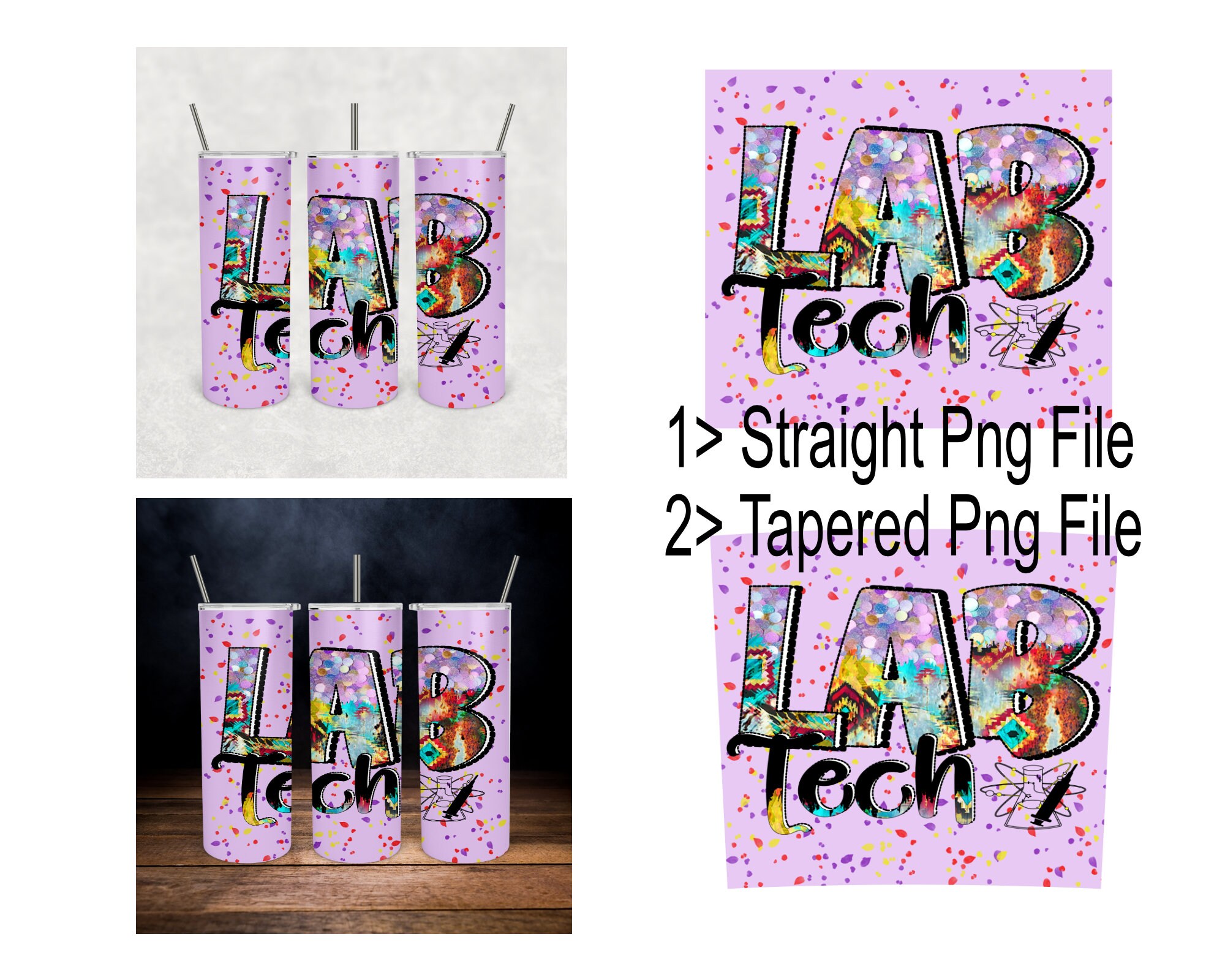 Lab Tech Skinny Tumbler Sublimation Laboratory Technician - Etsy