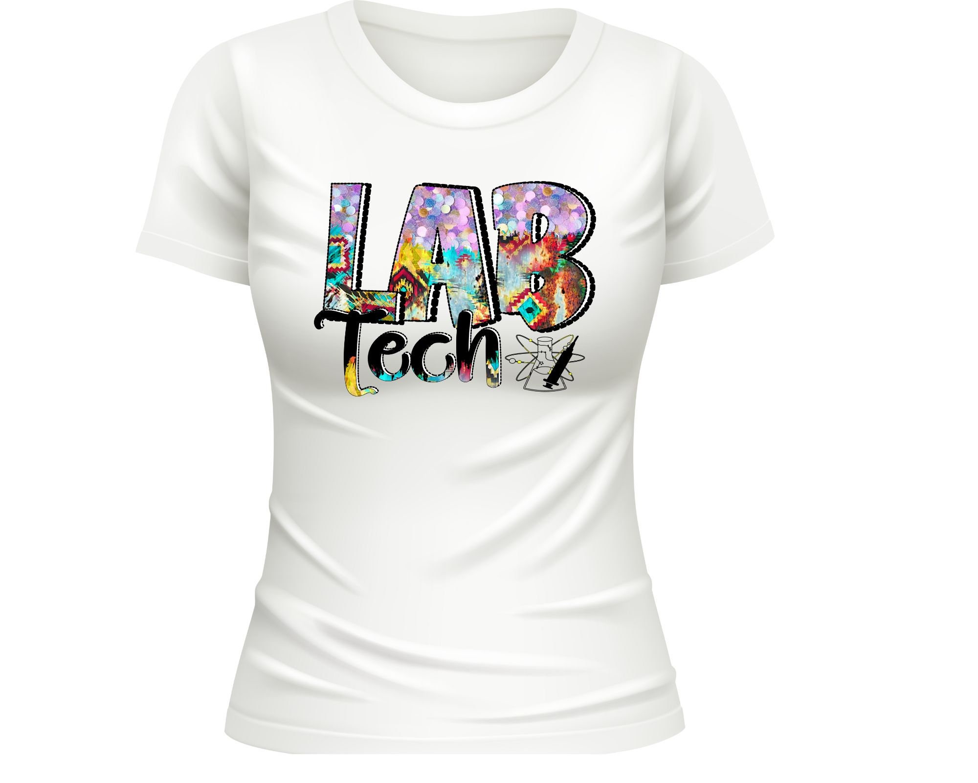 Lab Tech Western Sublimation Laboratory Technician Png Lab - Etsy