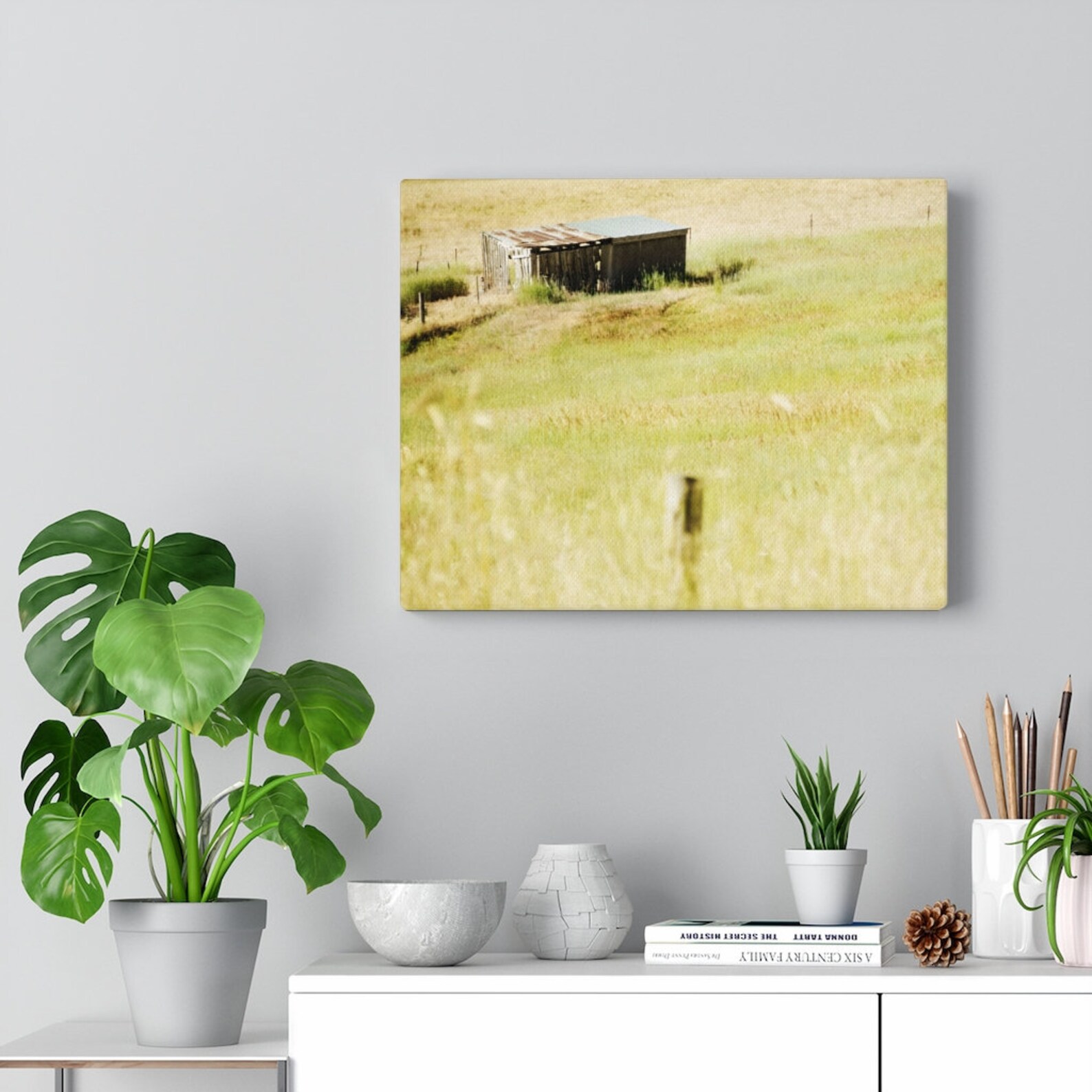 Pasture Art - Old Shed in the Pasture - Autumn Farm Décor - Pasture ...