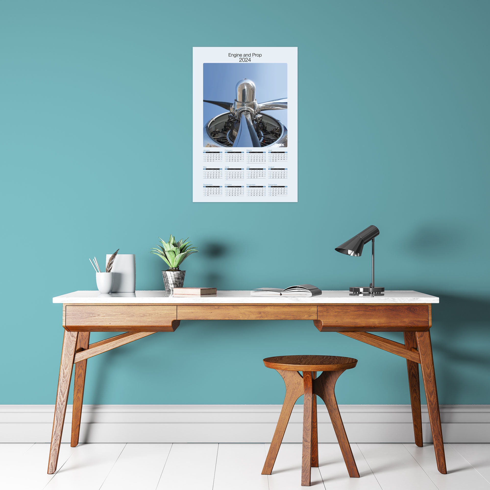 Aviation Calendar, Aircraft Engine, Airplane Décor, Airplane Propeller ...