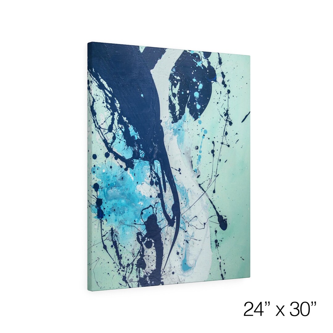 Splash Abstract - Ocean Abstract Art - Modern Art Print Framed - Water ...