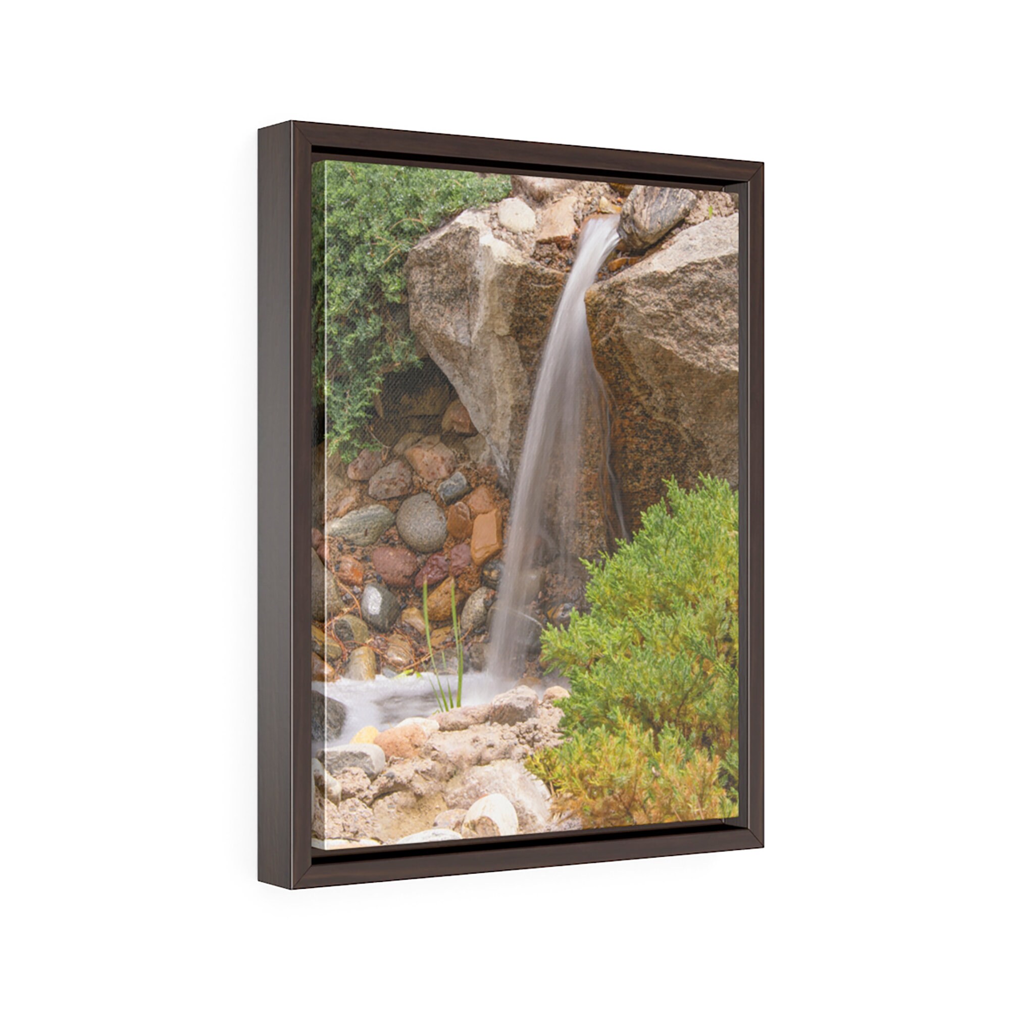 Waterfall Photo Canvas Print W Frame - Waterfall Photo - Waterfall ...