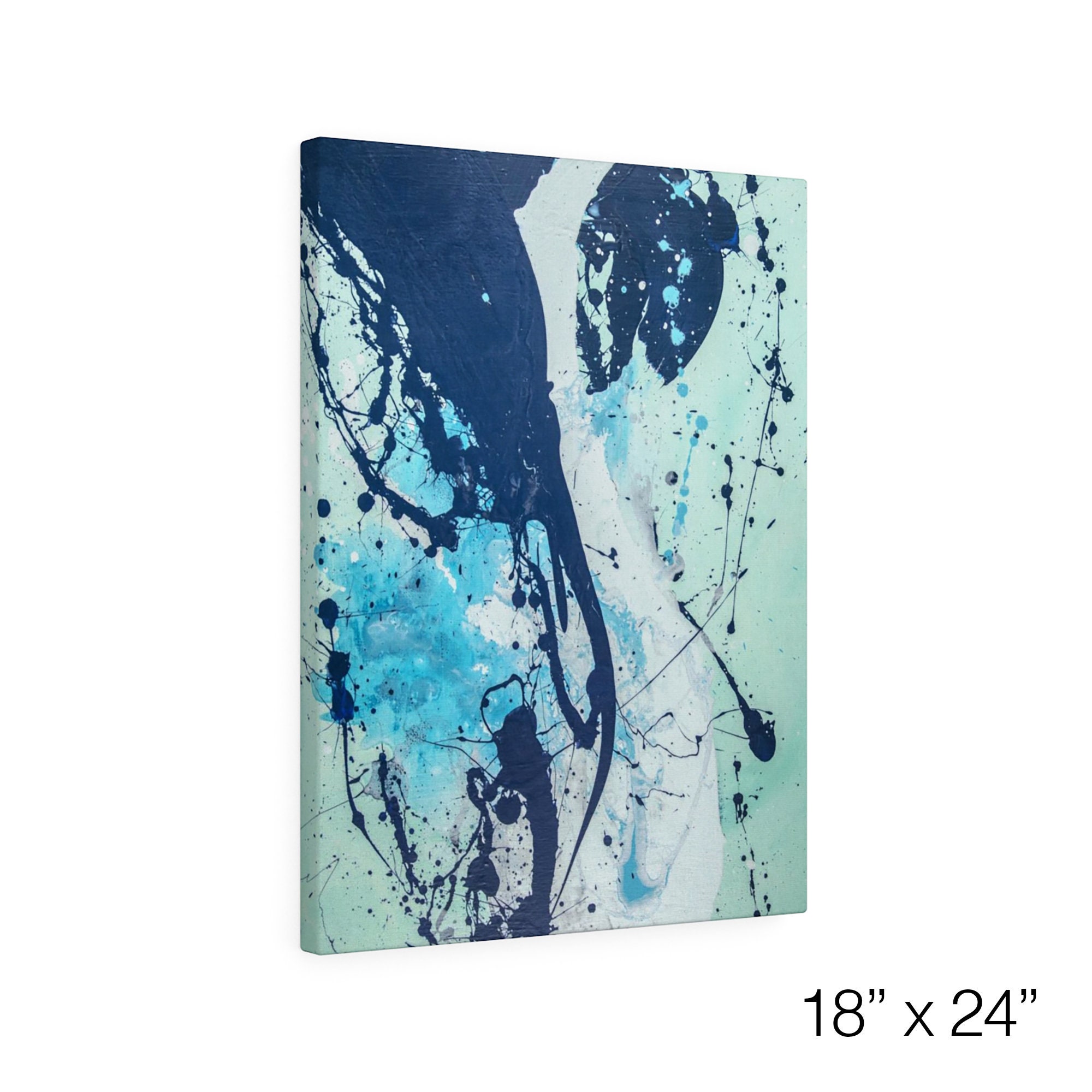 Splash Abstract Ocean Abstract Art Modern Art Print Framed Water ...