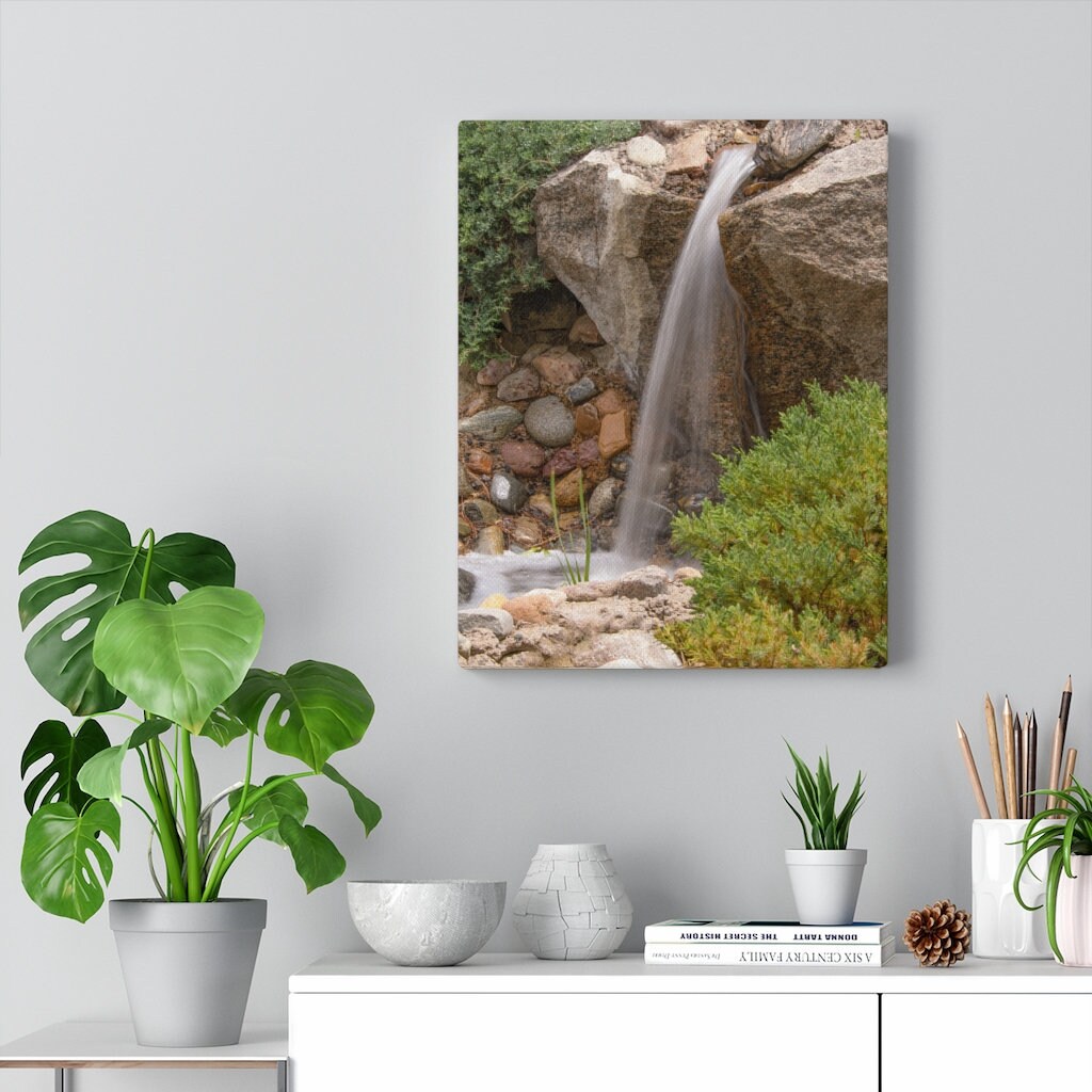 Waterfall Photo Canvas Print - Waterfall Photo - Waterfall Photography ...