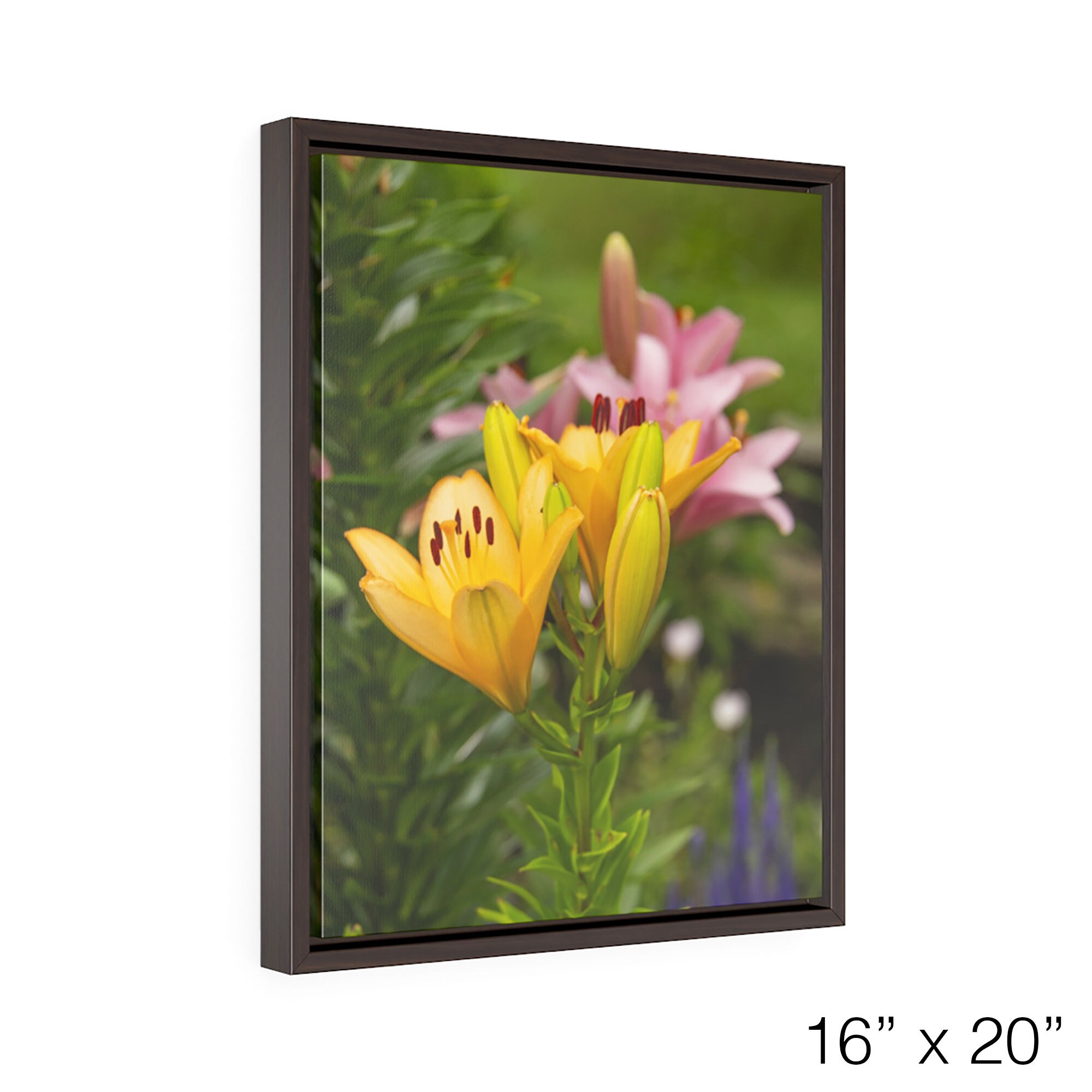 Lily Canvas Print With Frame Lily Fine Art Photo Floral - Etsy