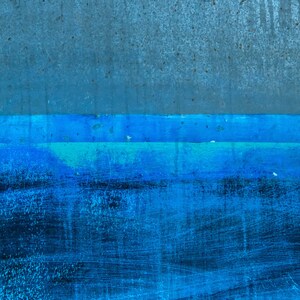Horizon Blue Abstract Print, Ocean Modern Art Prints, Horizon Abstract ...