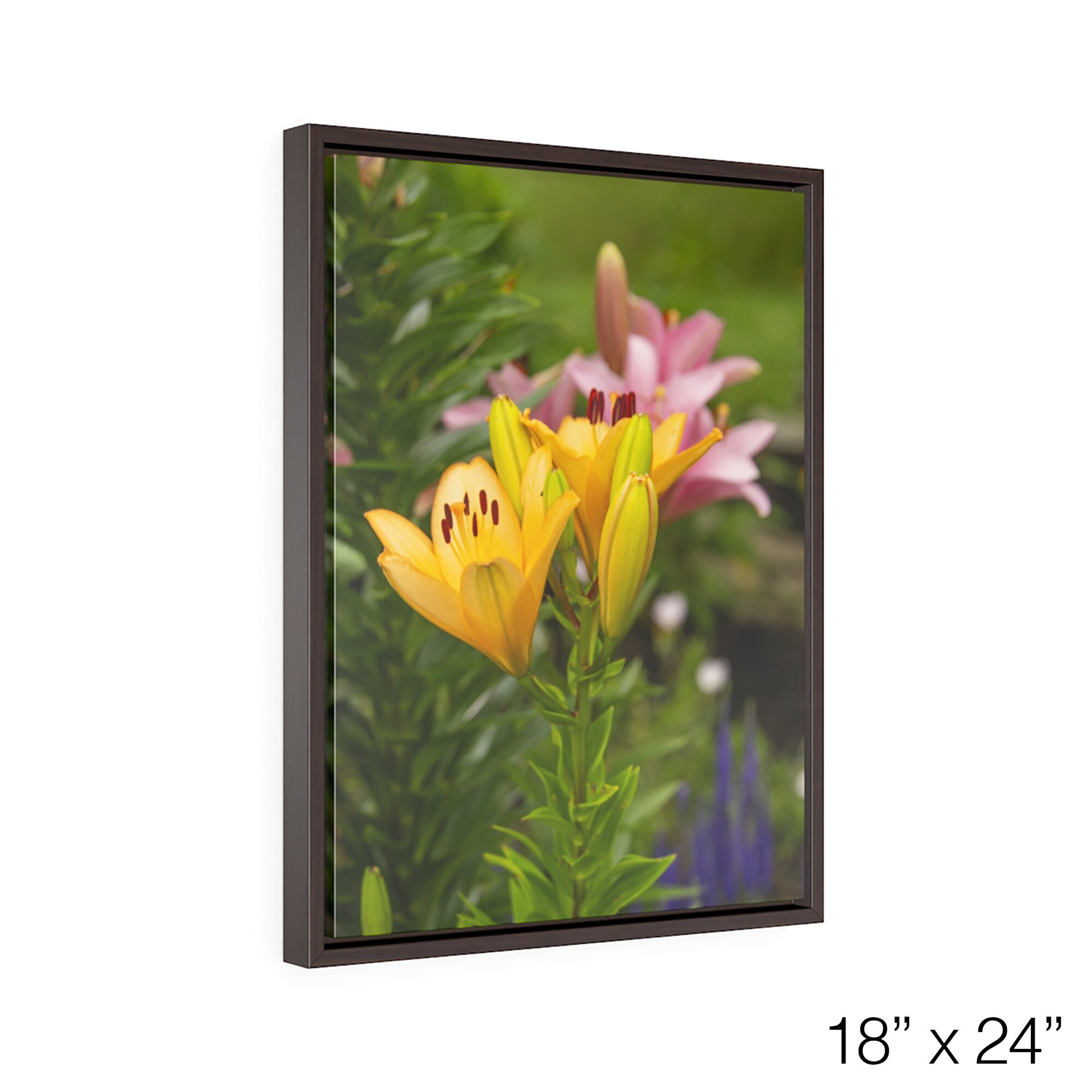 Lily Canvas Print With Frame Lily Fine Art Photo Floral - Etsy