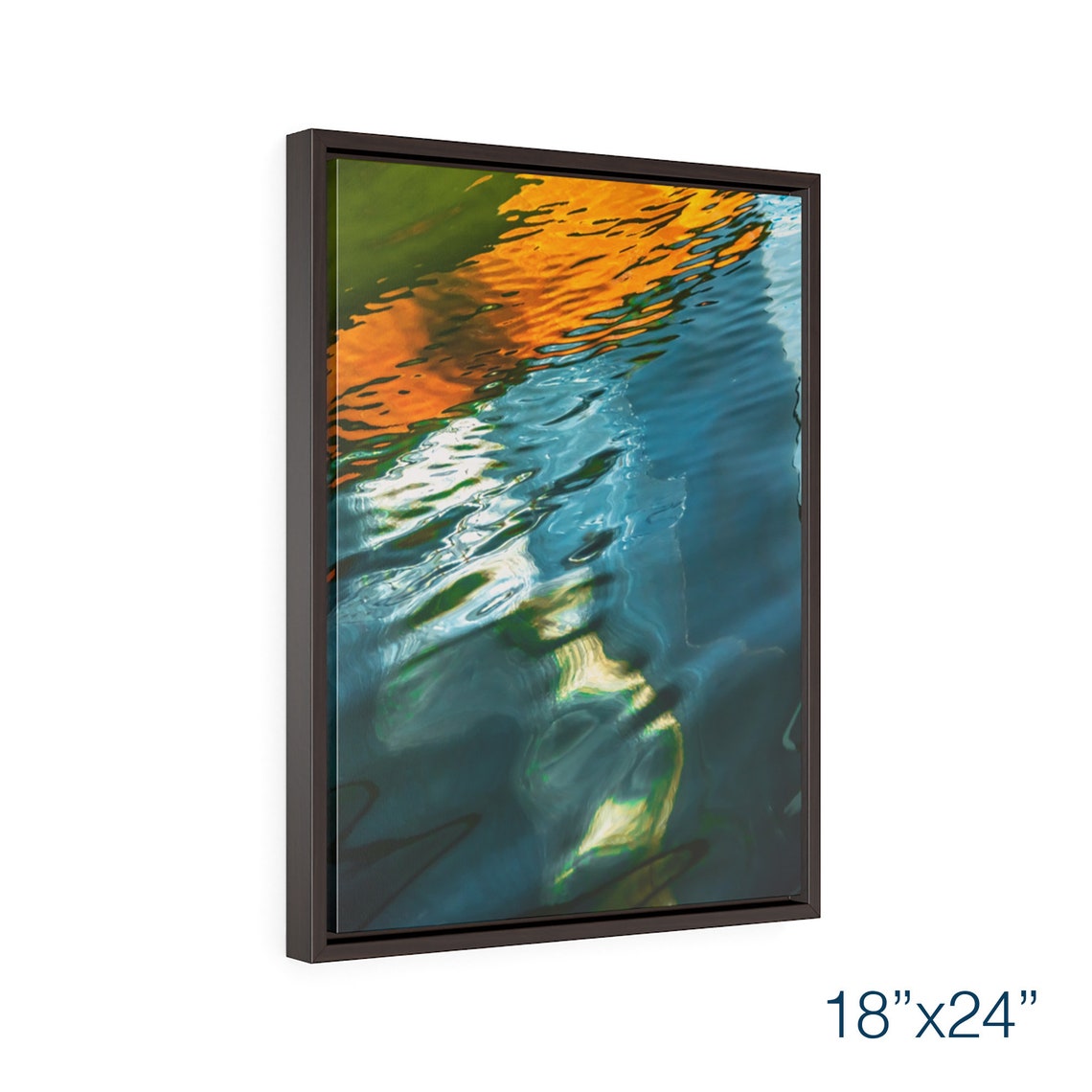 Water Abstract Art Print Harbor Reflections Abstract Wave Print Water ...