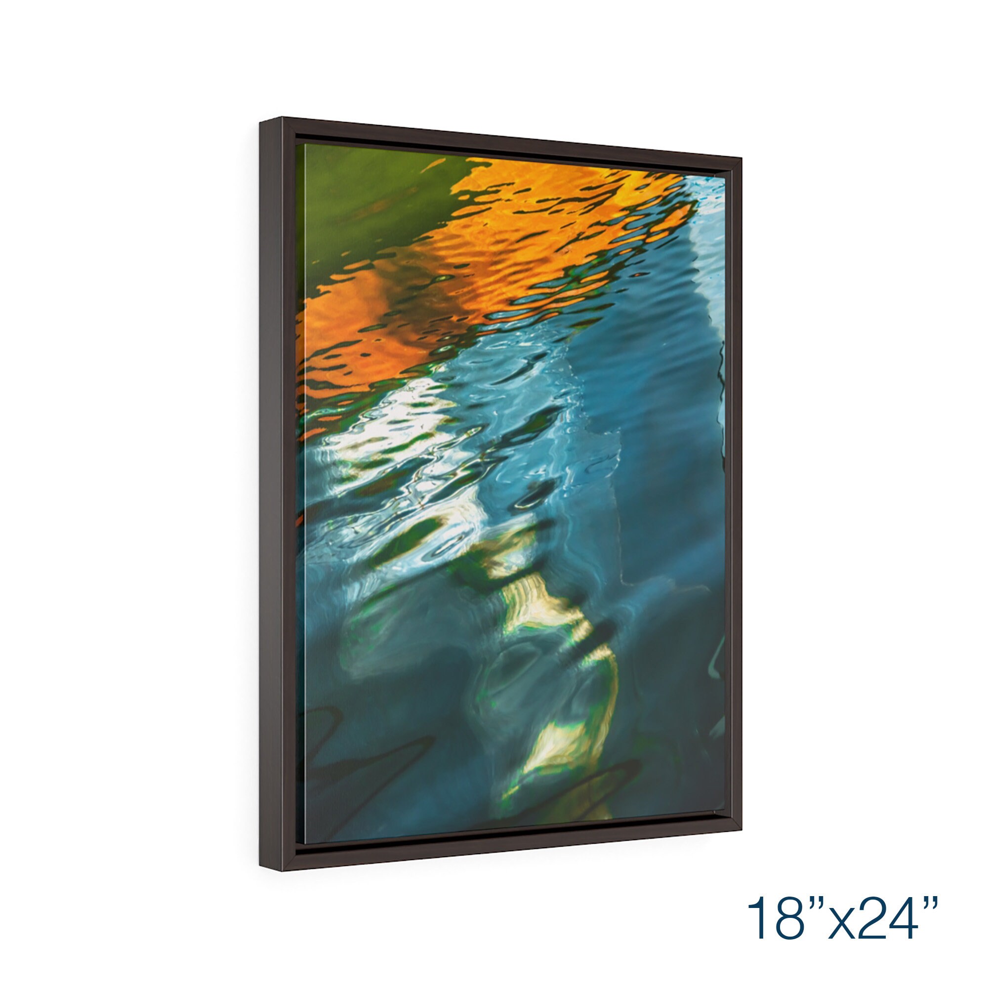 Water Abstract Art Print - Harbor Reflections - Abstract Wave Print ...