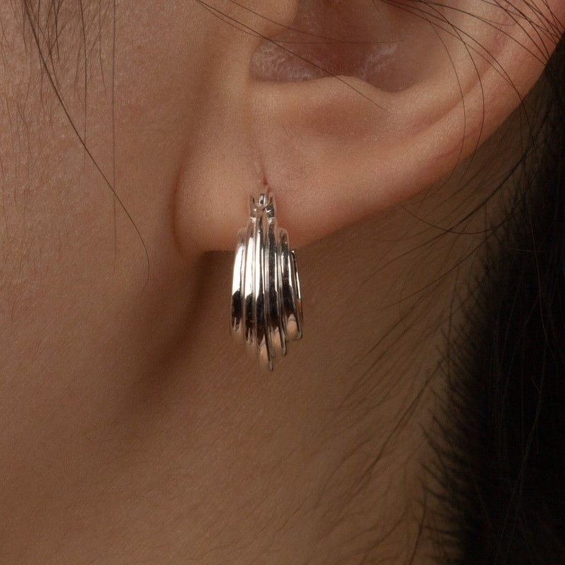 Bold Chunky Earrings - Etsy