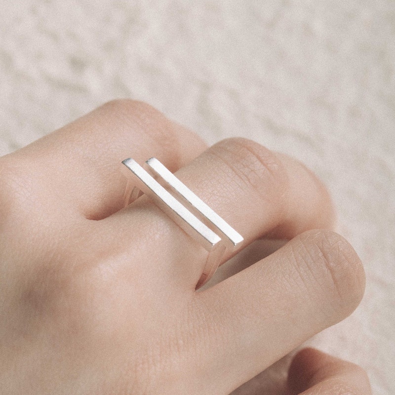 Bar Ring - Etsy