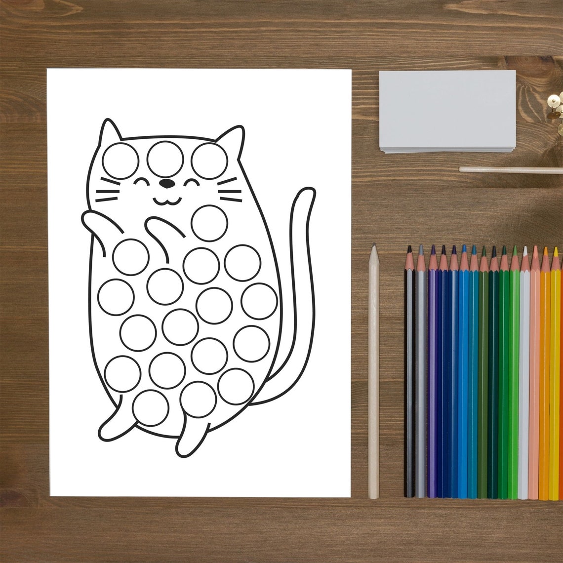 Cat Dot to Dot Coloring and Activity Pages for Kids - Printable CAT ...