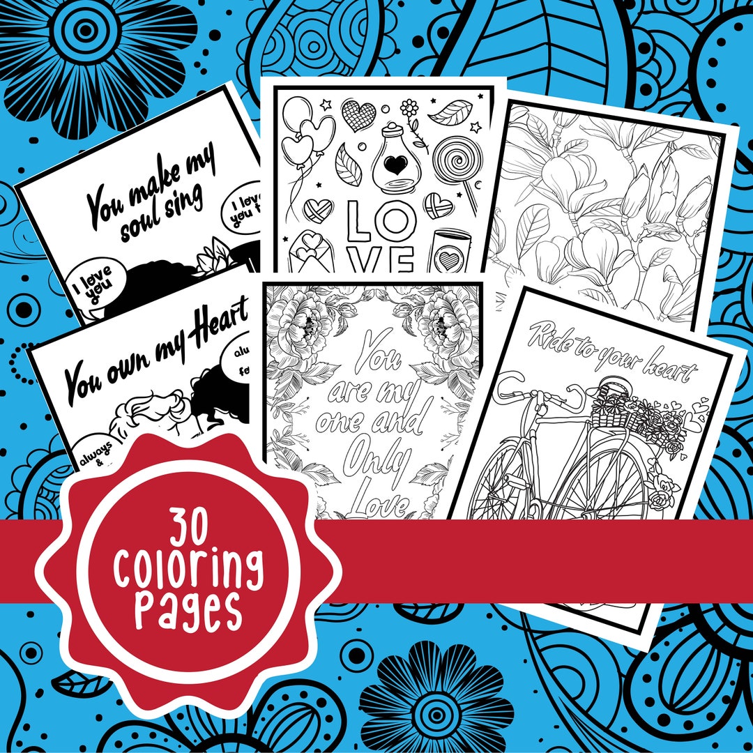 Love Coloring and Activity Pages - Printable St Valentines Coloring ...