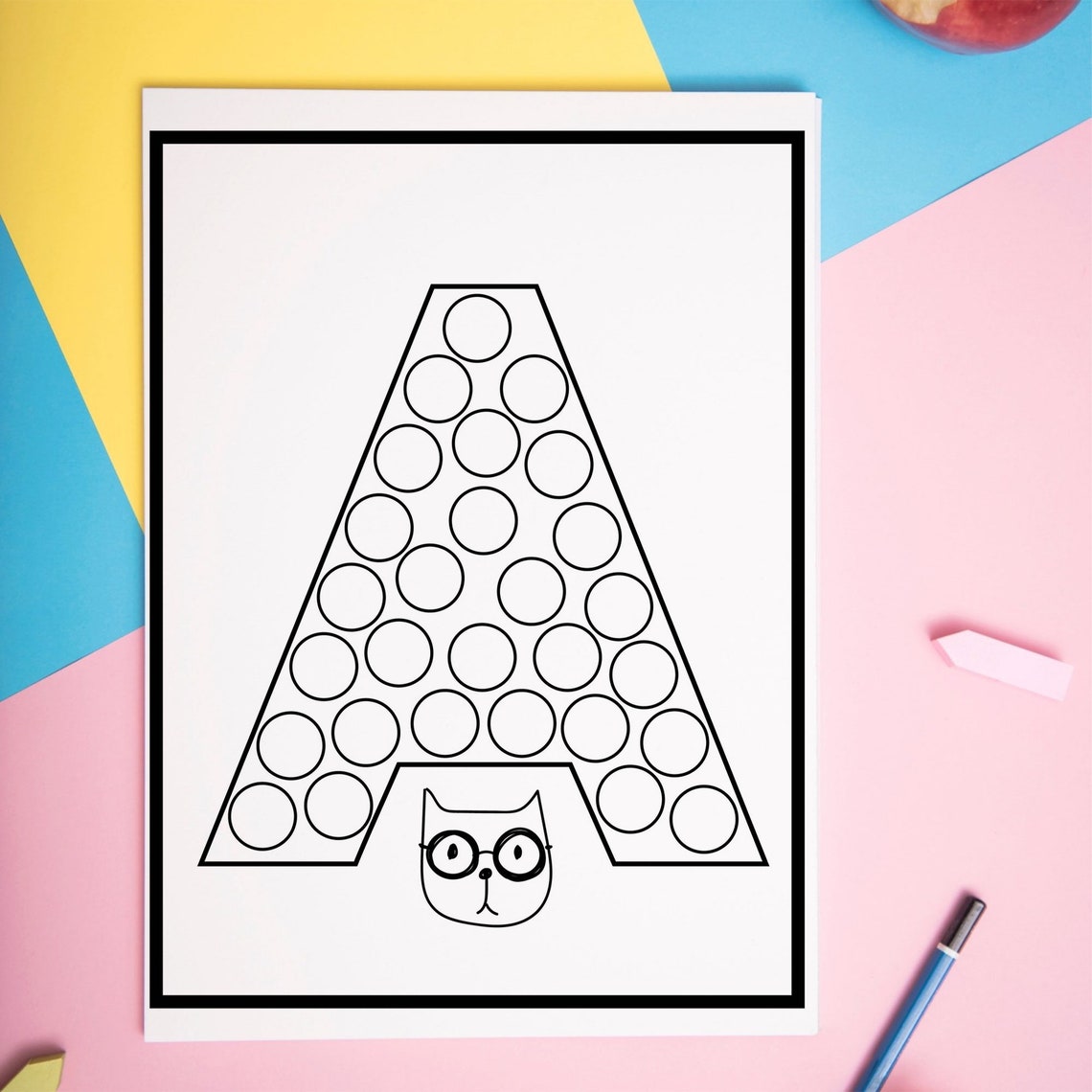Cat Dot to Dot Coloring and Activity Pages for Kids - Printable CAT ...