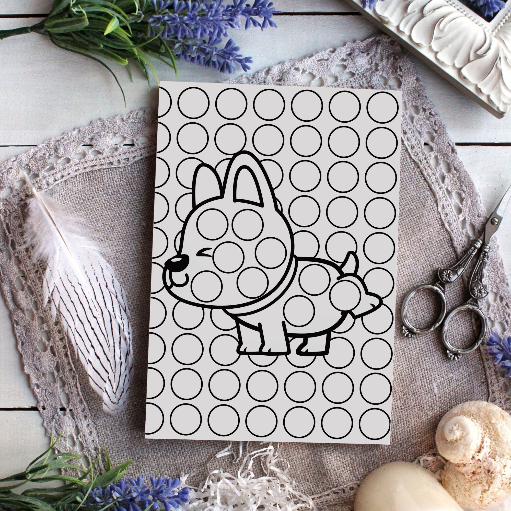 Dog Dot to Dot Coloring and Activity Pages for Kids Ages 2 ...