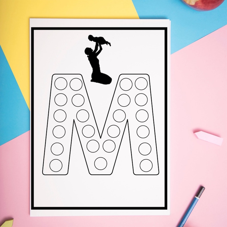 Mom Dot to Dot Coloring and Activity Pages for Kids - Mothers Day ...