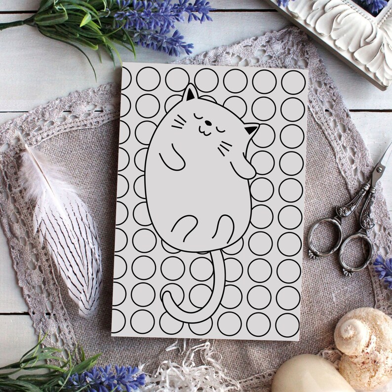 Cat Dot to Dot Coloring and Activity Pages for Kids - Printable CAT ...