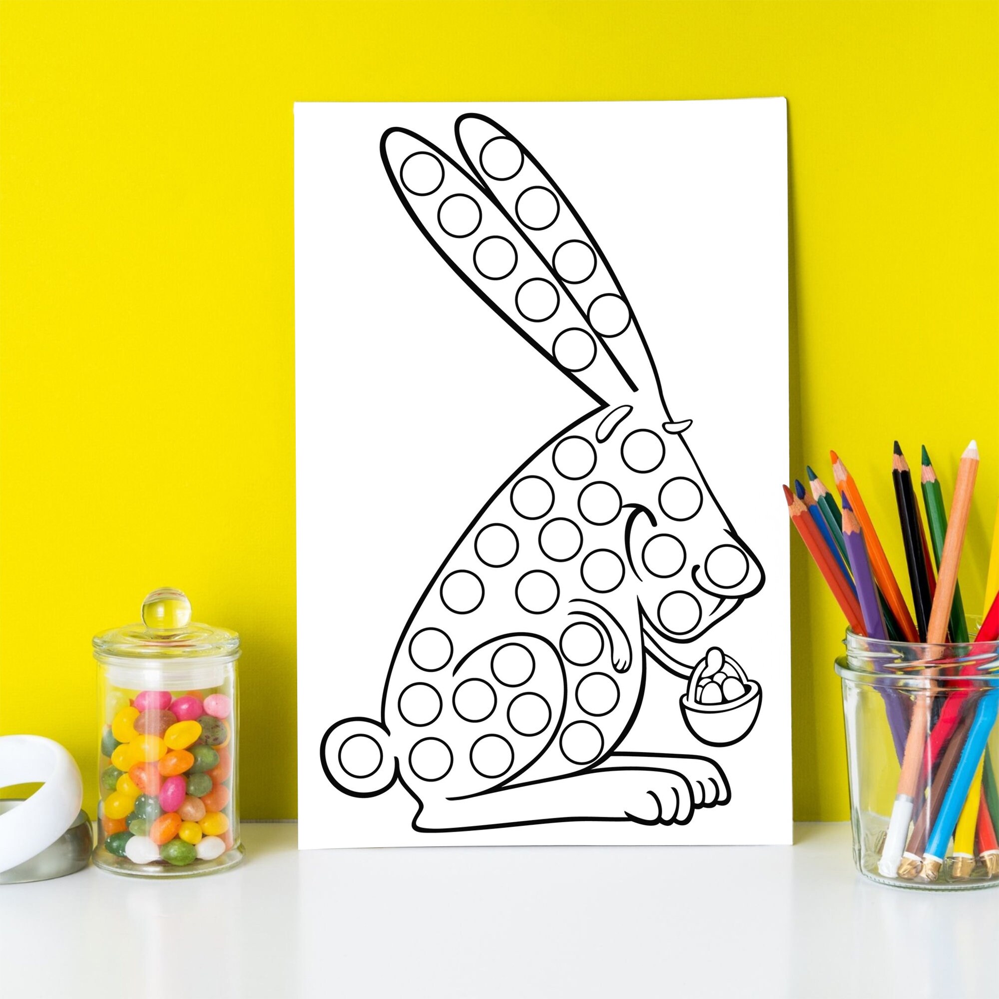 Easter Dot Marker Coloring and Activity Pages for Kids - Printable ...