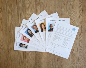 Printable Murder Mystery Case File - Digital Download, Detective True ...