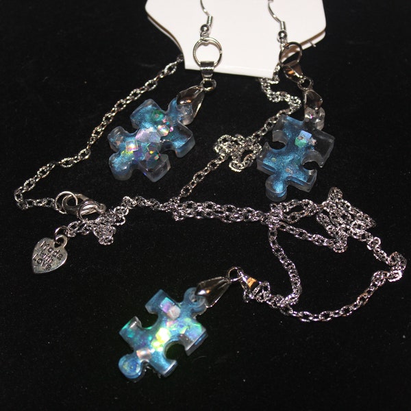 Puzzle Necklace - Etsy