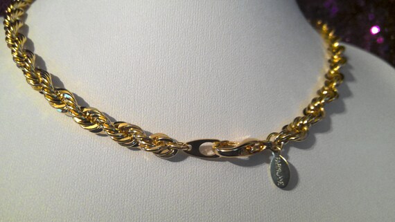 Thick Gold Rope Chain, Designer Chain Necklace, Chunk… - Gem