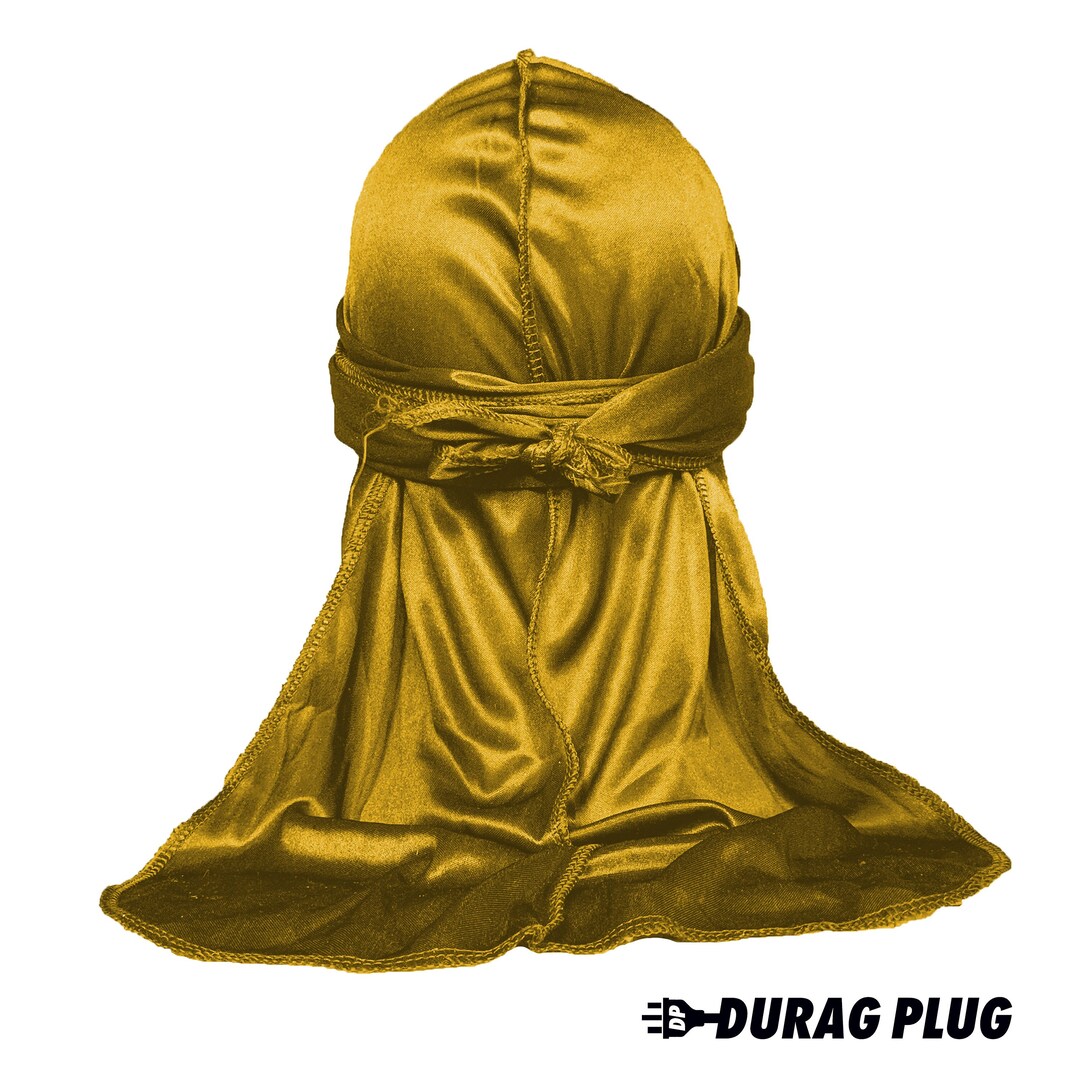 Premium Silky Durag - Gold - Etsy