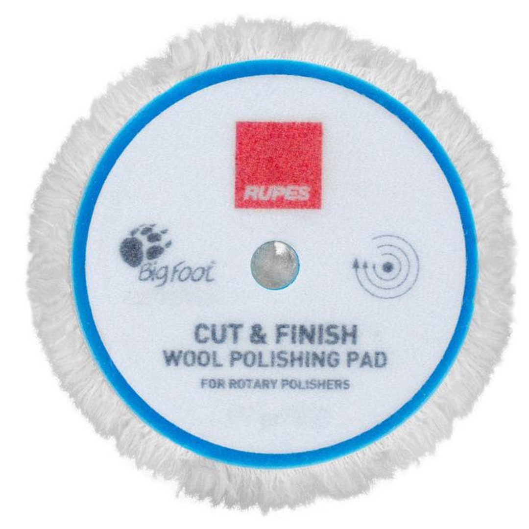 RUPES Cut & Finish Wool Rotary Pads 9.BL80F-9.BL200F for Easily Remove ...