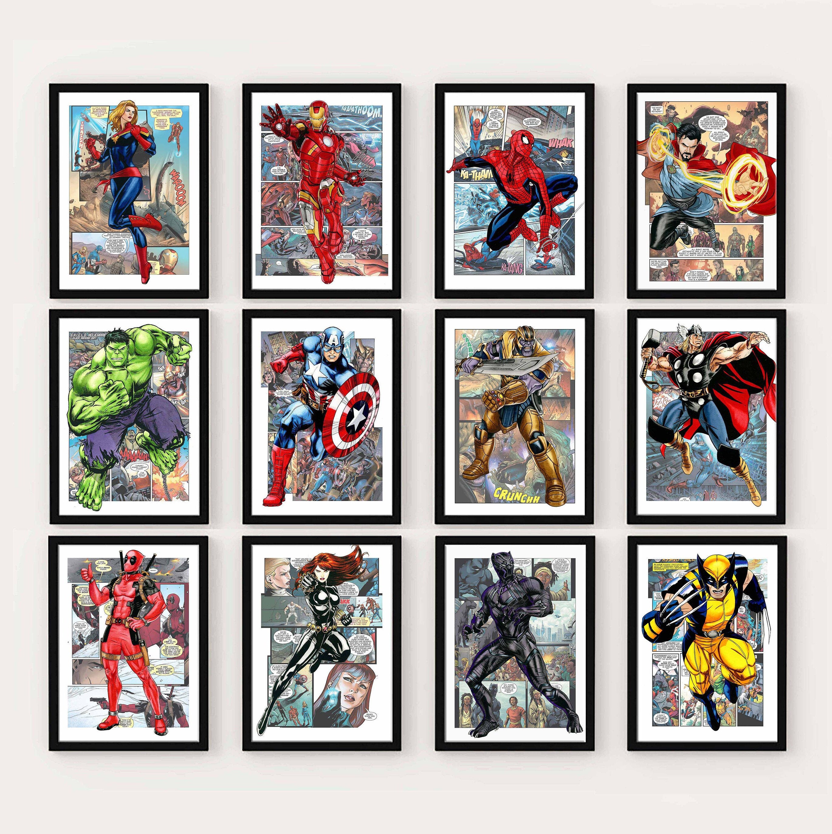 Superhero Wall Art Printables at Julius Scudder blog