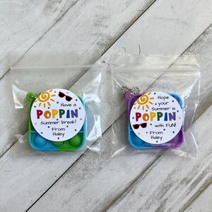 End of School Year Student Gift, Fidget Toy Keychain Classroom Favors ...