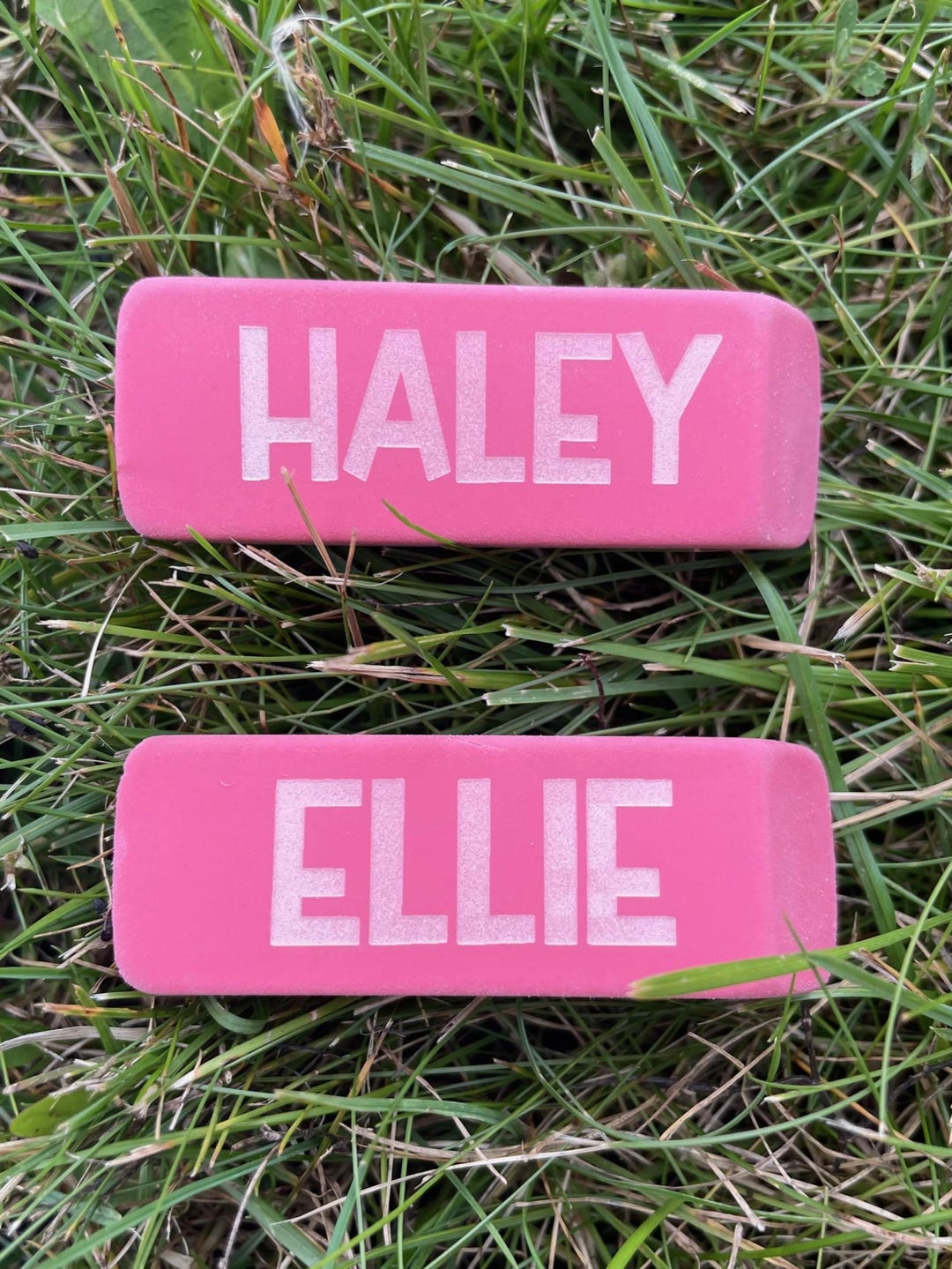 Personalized Pink Pearl Eraser 2 PACK: Engraved School Supplies - Etsy