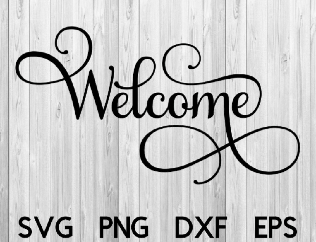 Welcome SVG - Etsy