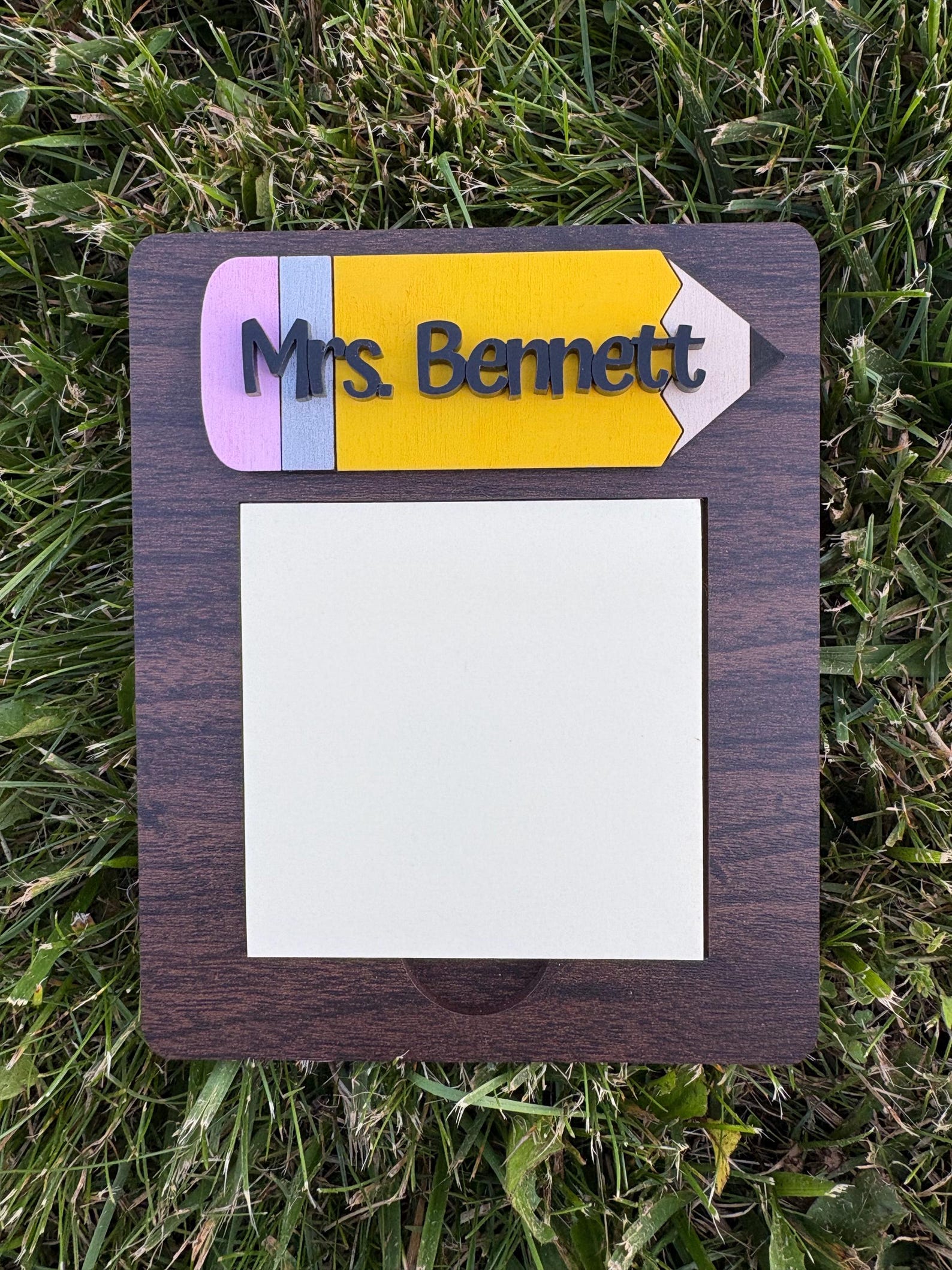 Personalized Sticky Note Holder, Student Gift for Teacher Appreciation ...