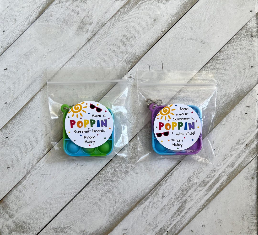 End of School Year Student Gift, Fidget Toy Keychain Classroom Favors ...