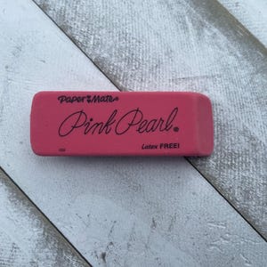 Personalized Pink Pearl Eraser 2 PACK: Engraved School Supplies - Etsy