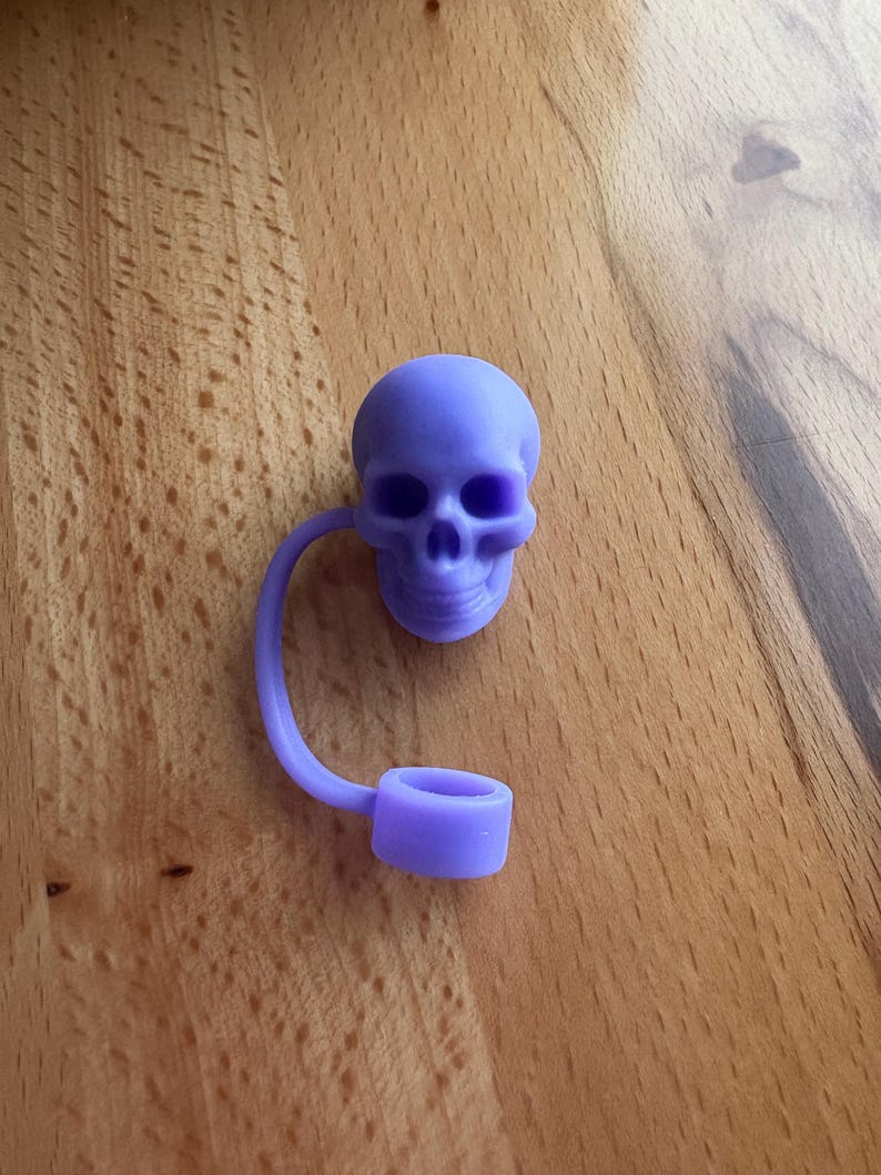 Halloween Skull Straw Topper, Spooky Season, Tumbler Cup Accessories ...